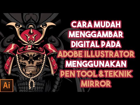 TUTORIAL MUDAH MENGGAMBAR DIGITAL PADA ADOBE ILLUSTRATOR - YouTube