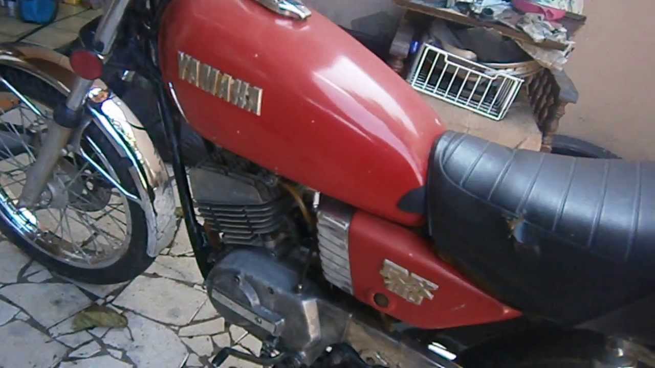 Leandro (Mota HC) demonstração Yamaha RX 180 "Custom" - YouTube