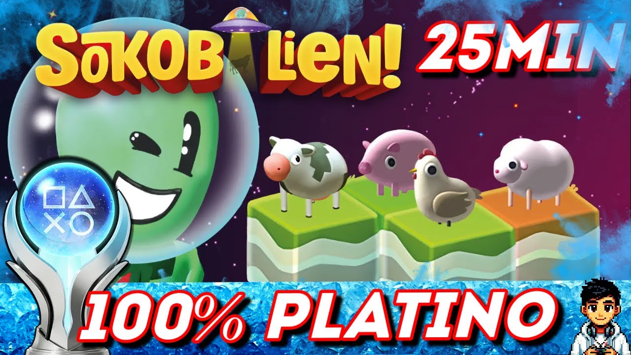 SokobAlien 👽🐄 | 🏆 PLATINO FÁCIL en ESPAÑOL | SOLUCIÓN A LOS PUZLES ...