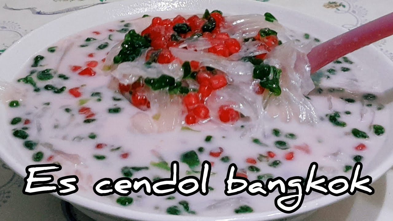 Resep es cendol bangkok krekes dengan bengkuang ala @dailycooking917 # ...