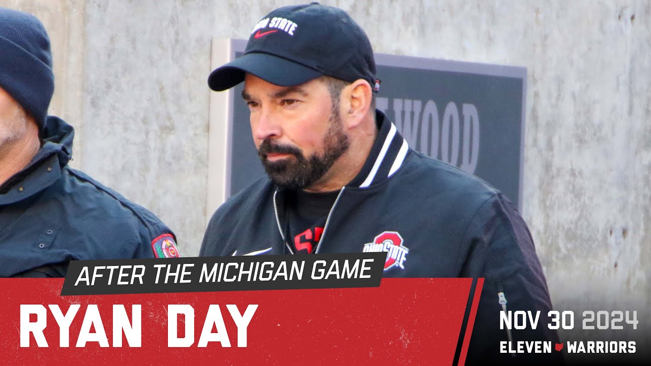 Ryan Day discusses Ohio State's stunning 13-10 loss to Michigan ...