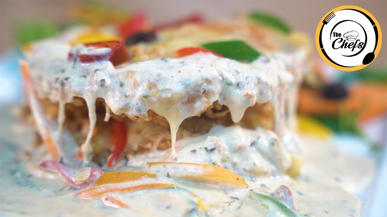 Chicken Schnitzel Recipe II Chicken Schnitzel with Creamy Mexican Sauce ...