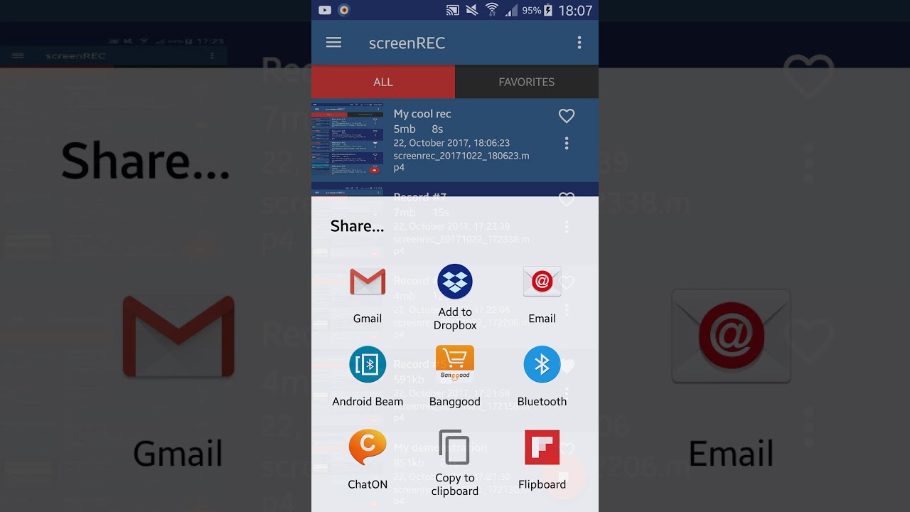 screenREC - mobile device's screen recording tool - YouTube