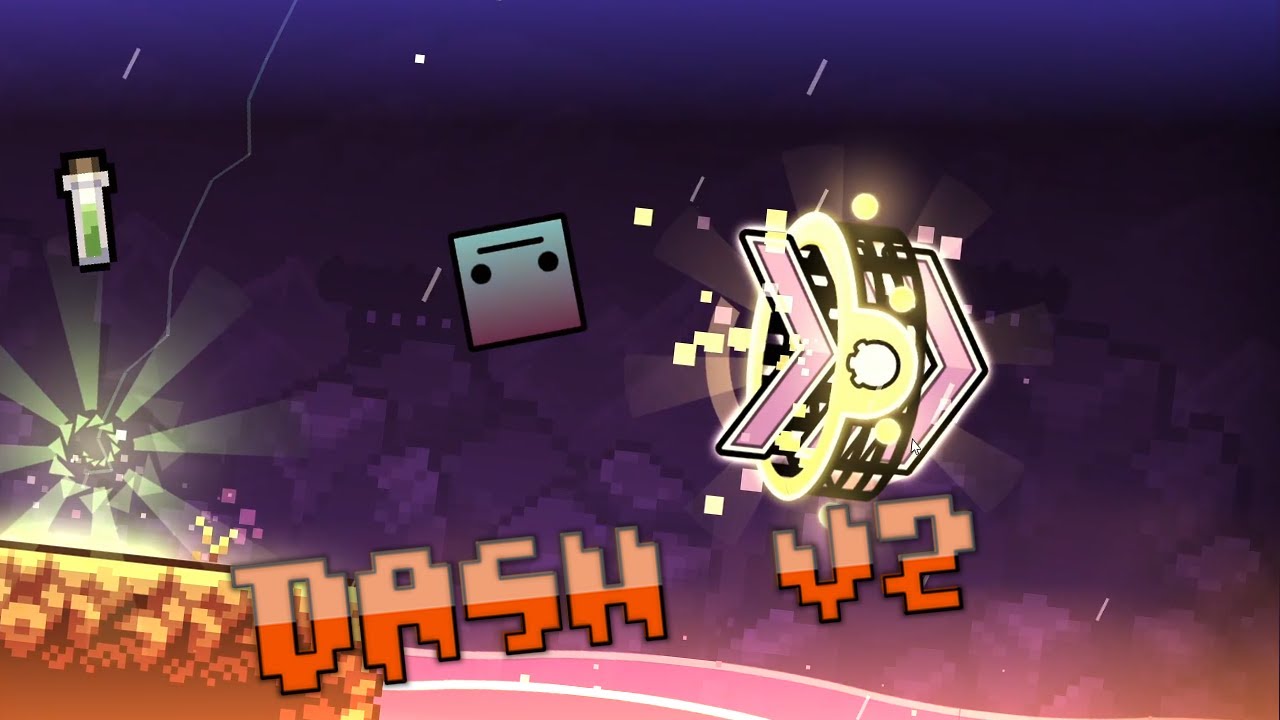 ''Dash v2'' by MasterTheCube5 100% [All 3 Coins] | Geometry Dash 2.2 ...