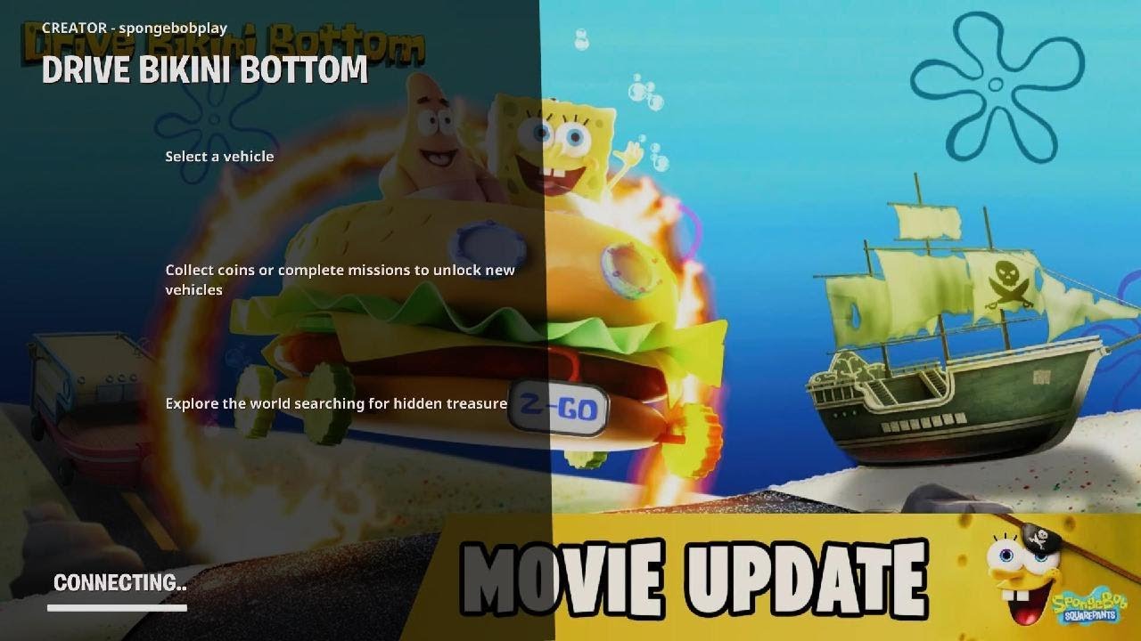 Fortnite Creative: Drive Bikini Bottom Unlocking Flying Dutchman via ...