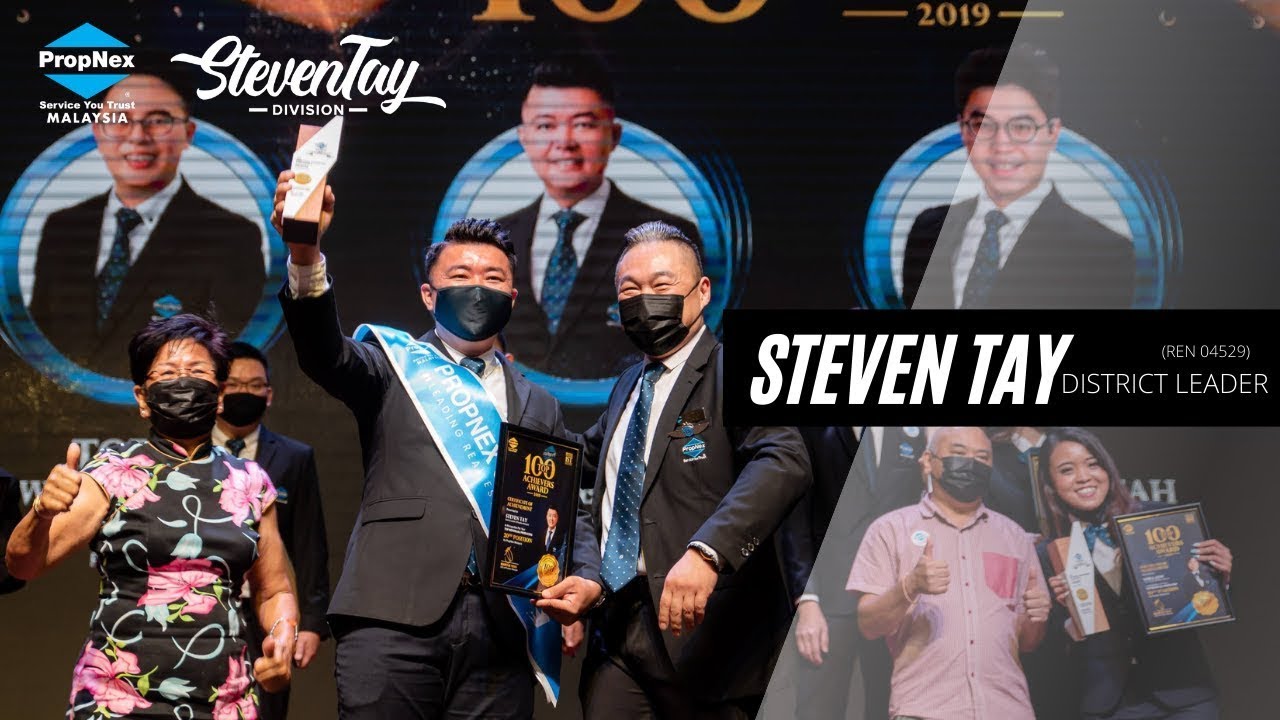Steven Tay Top Individual Producers For PropNex Malaysia - YouTube