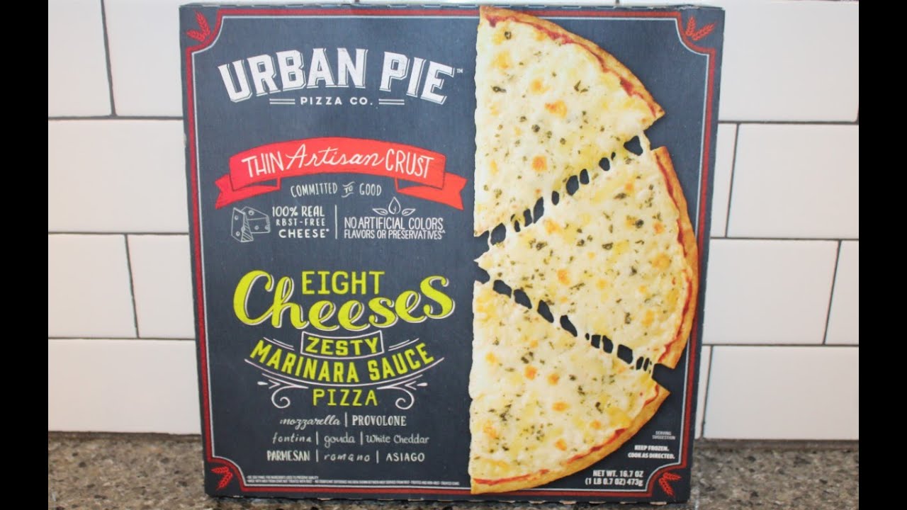 Urban Pie: Eight Cheeses Zesty Marinara Sauce Pizza Review - YouTube