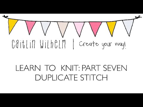 Duplicate Stitch | Knitting Tutorial - YouTube