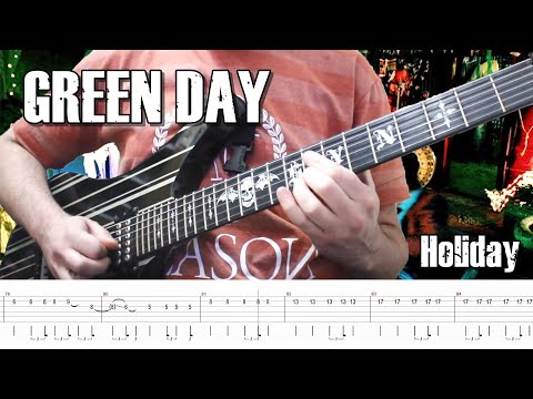 Green Day - Holiday (Guitar Cover + TABS) - YouTube