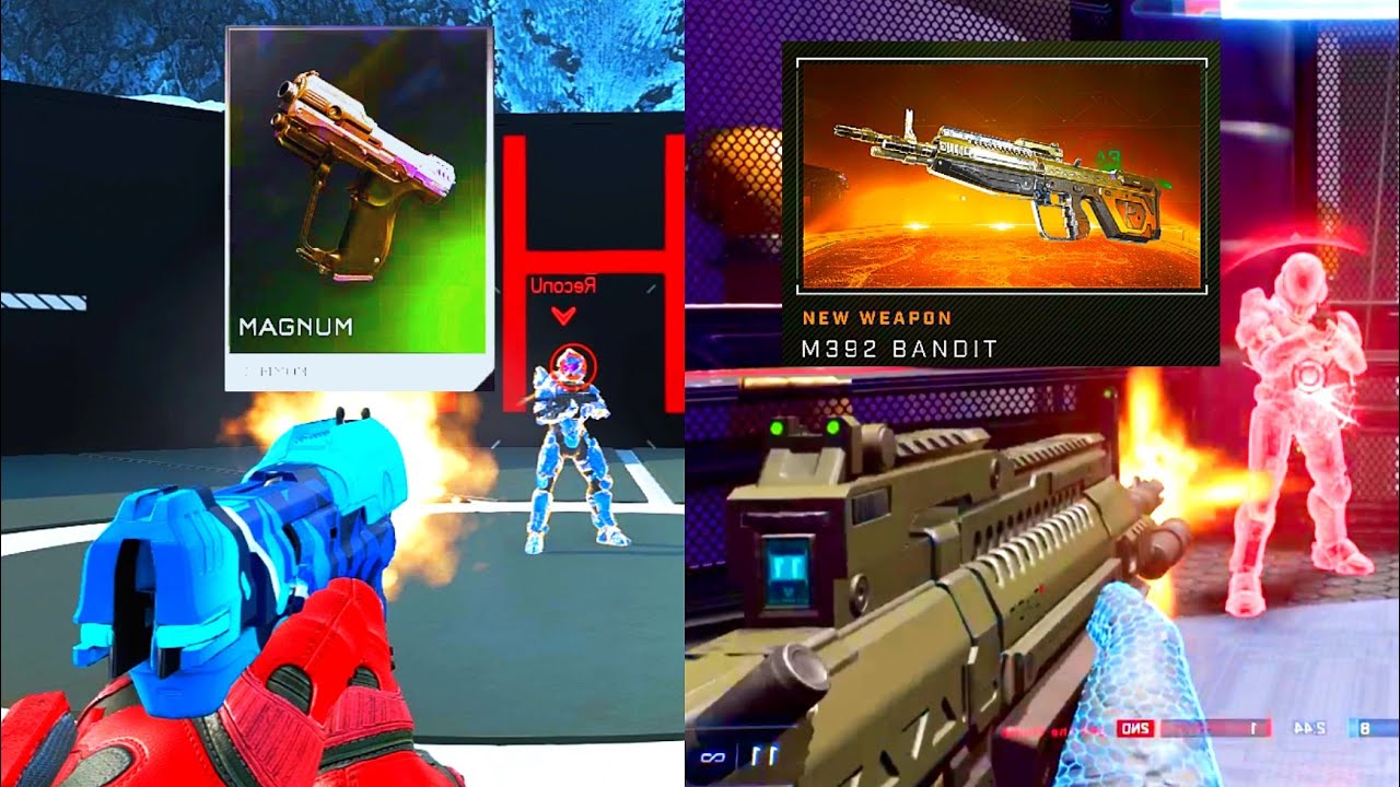 Bandit Rifle Halo Infinite vs Magnum Halo 5 - YouTube