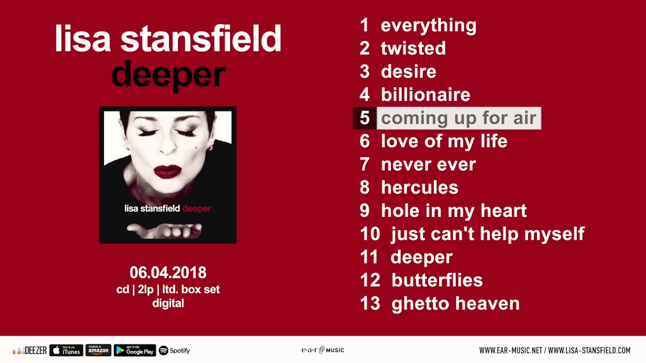 Lisa Stansfield "Deeper" Official Preview - Album out April 6th - YouTube