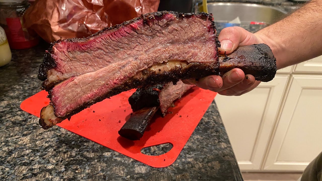 BBQ Beef Ribs. Backyard smoker Horizon 16” offset - YouTube