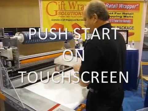 Retail Wrapper Gift Wrapping Machine - YouTube