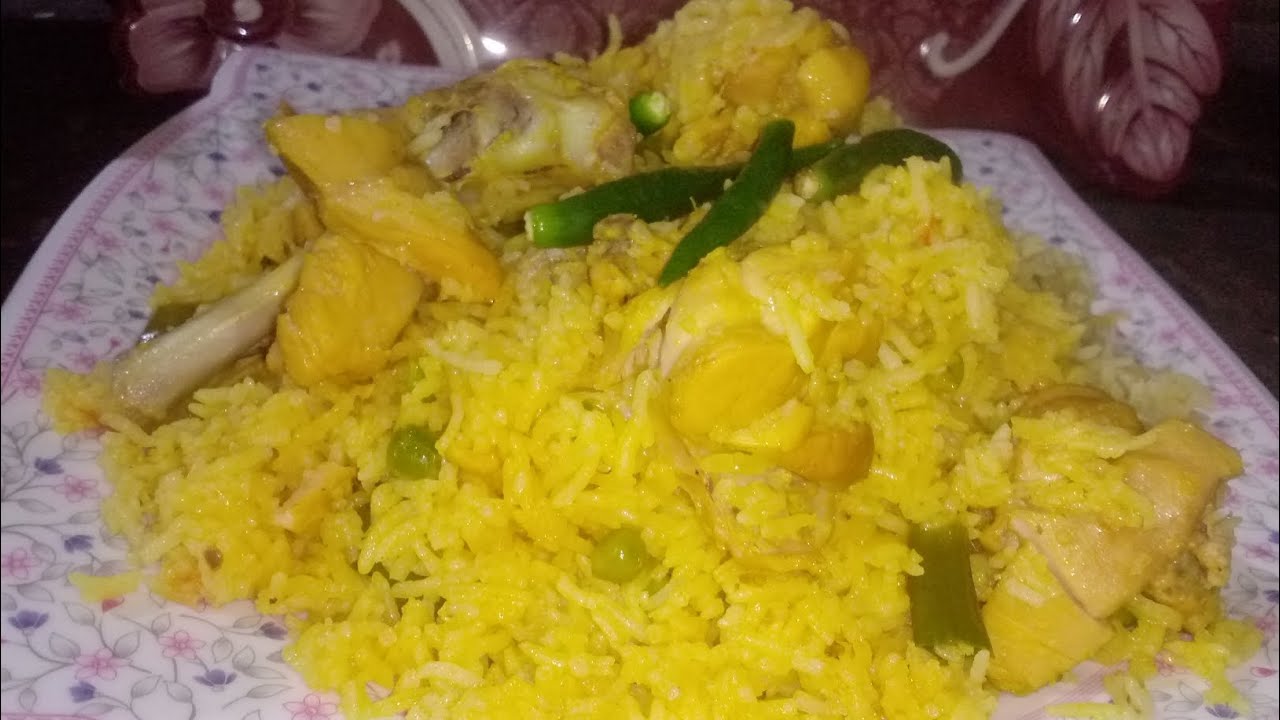 Easy Dinner Recipes Mattar Chicken Palao New Video 2025 - YouTube