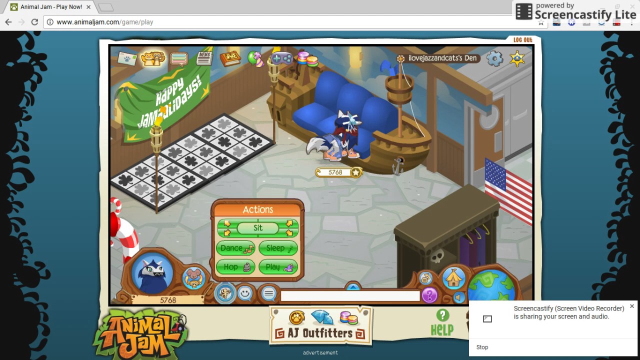 Animal Jam; FNAF Role Play Den - YouTube