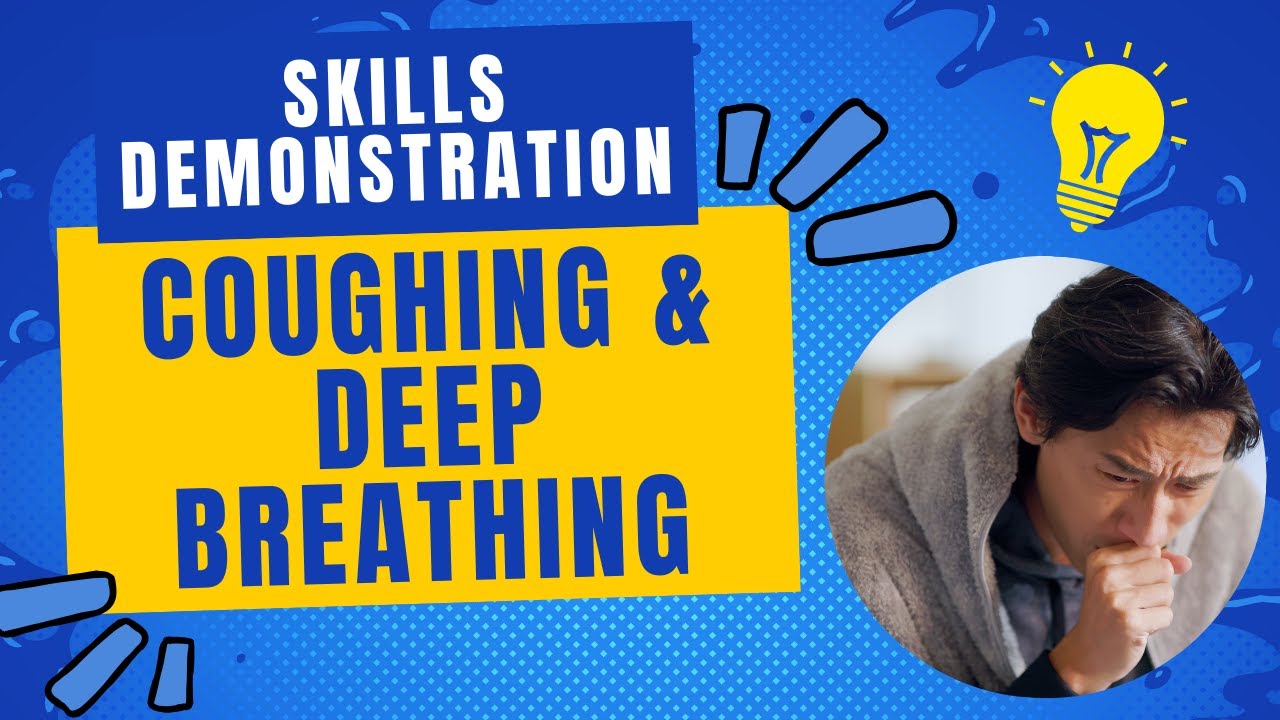 Coughing & Deep Breathing Patient Teaching Demonstration #nursingschool ...