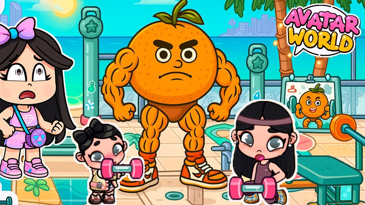 UDIN DIN DIN DUN ES EL ENTRENADOR DEL GYM DE MIS HIJAS😨😰 !! en AVATAR ...