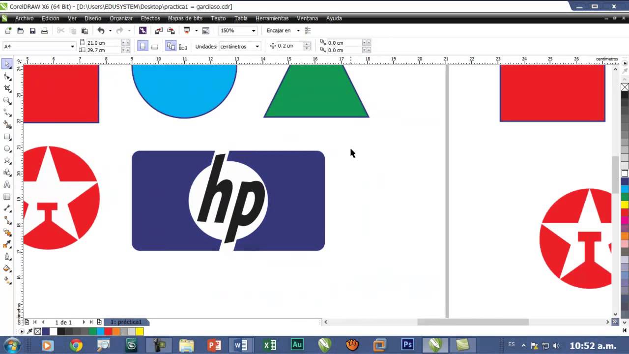DISEÑO FORMAS Y LOGOTIPOS: TUTORIAL COREL DRAW PARTE 2 : - YouTube