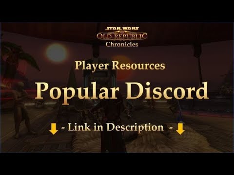 SWTOR Popular Discord - Player Resources - YouTube