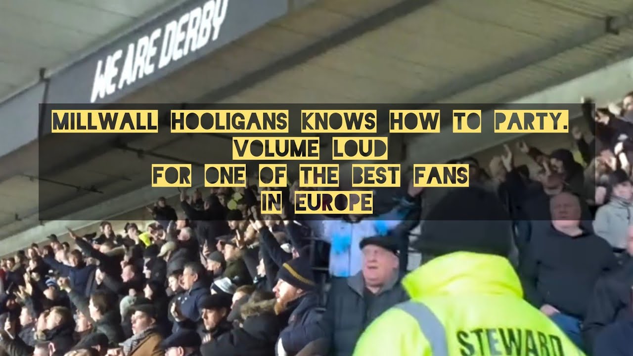 Millwall Hooligans know how to party. Volume loud for my favourite fans ...