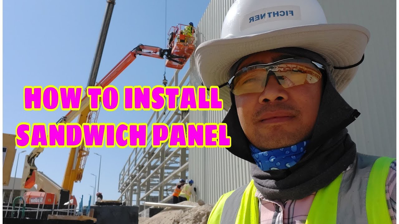 HOW TO INSTALL SANDWICH PANEL (OFW Work Abroad)| Gemark's TV - YouTube