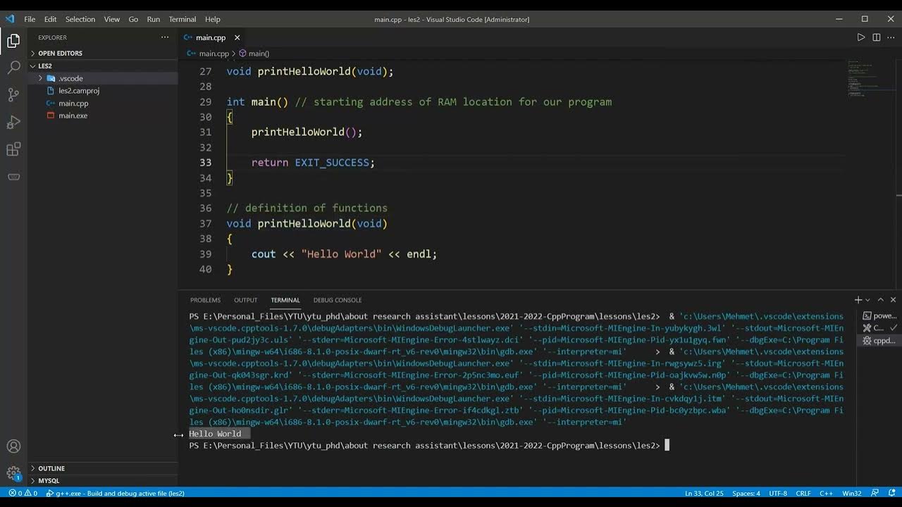 C Programming 2021/2022 - Spring - Les5- Function Decleration ...