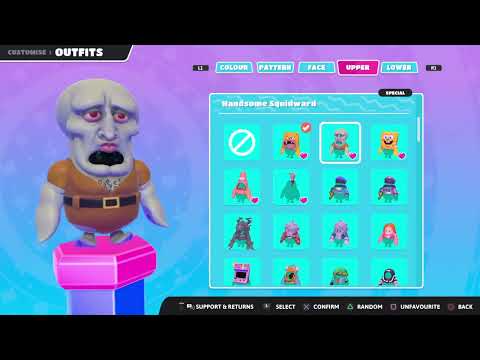New Spongebob skins!!!| Fall guys customs games live!!!! - YouTube