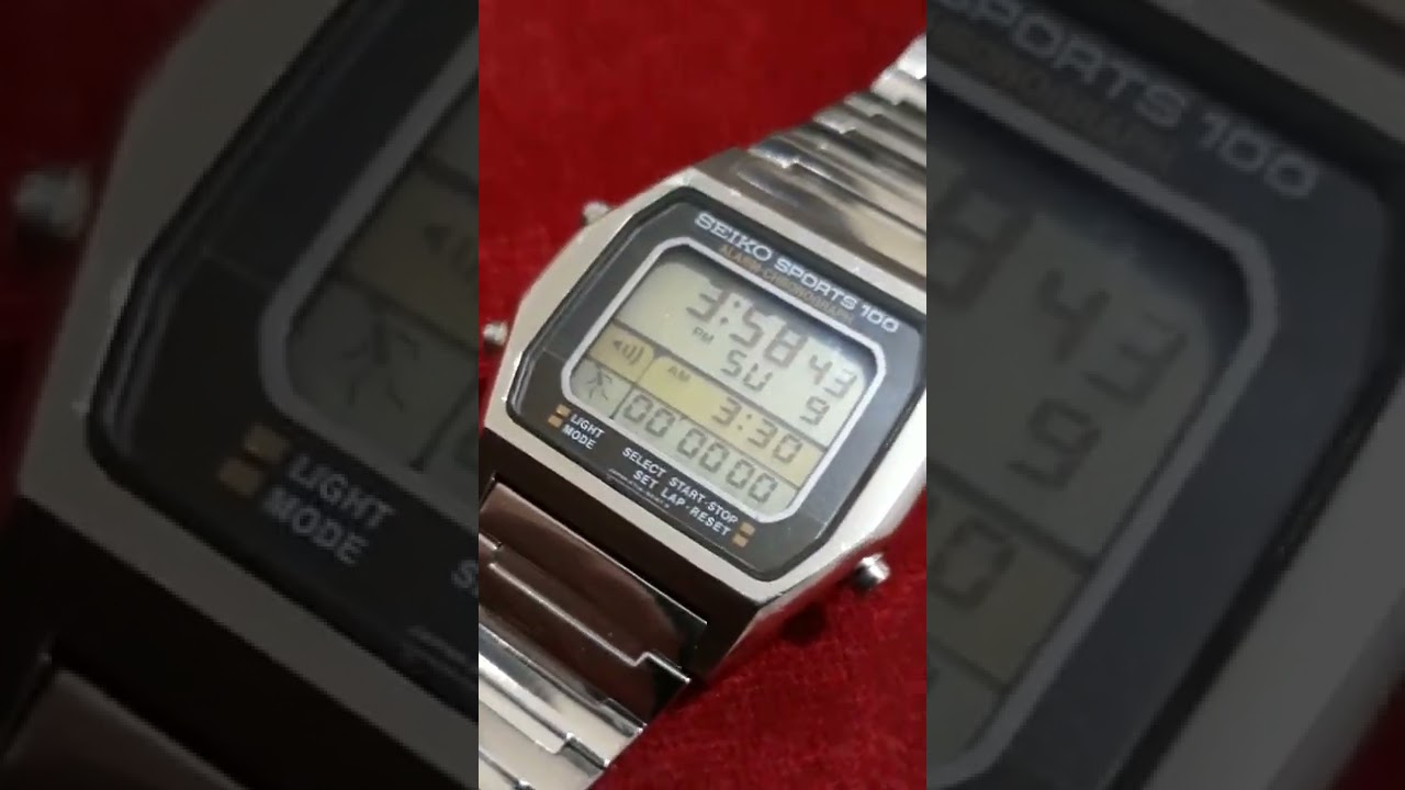 Seiko A714 "seiko sports" ano 1982 - YouTube