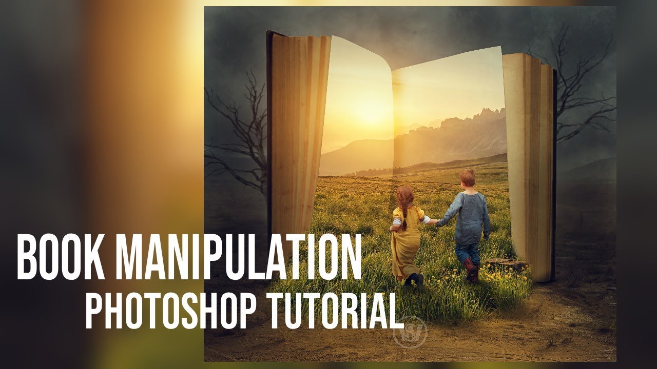 PHOTOSHOP TUTORIAL Book Manipulation - YouTube