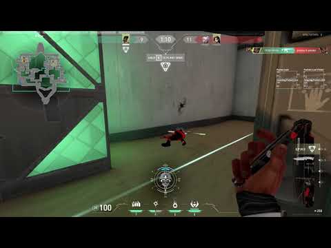 Valorant Recon Spectre Red + Butterfly Knife 1v3 clutch! - YouTube