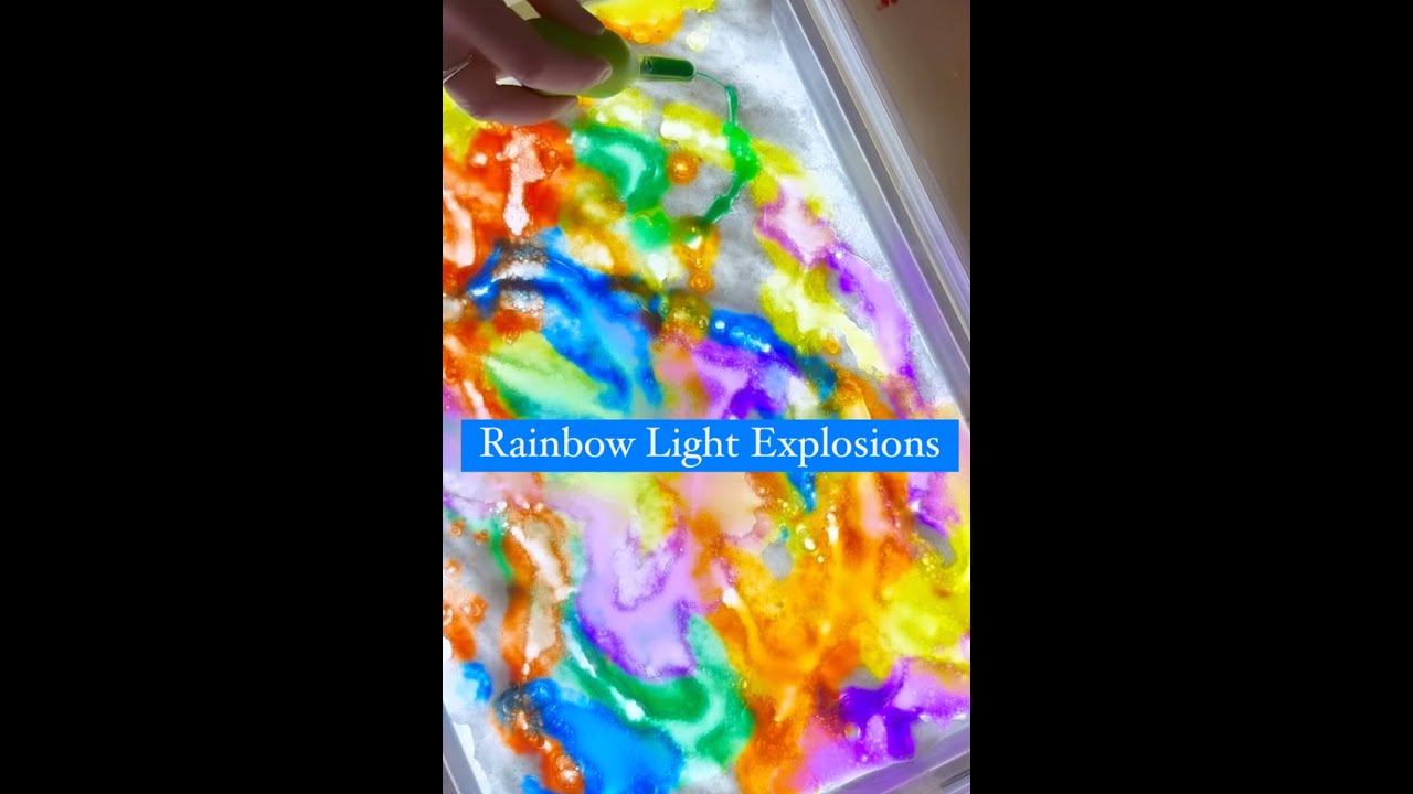 STEM Rainbow Light Explosions - YouTube