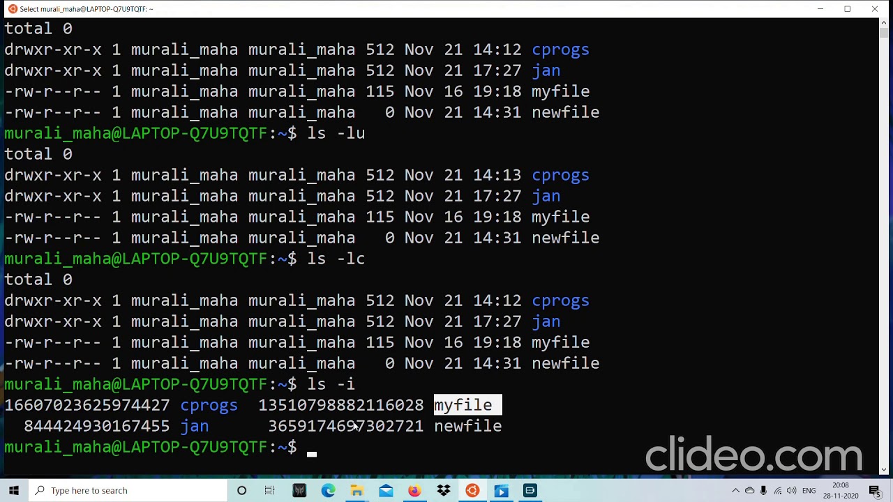 1) Input and Output redirection. 2) ls command options 3) Linux file ...