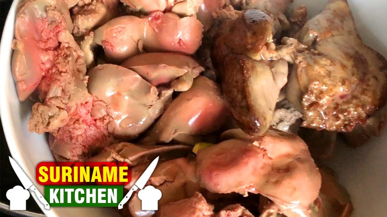 Surinaamse Kippen Lever Tjapar Tauge Sambal Recept | Surinamese Chicken ...