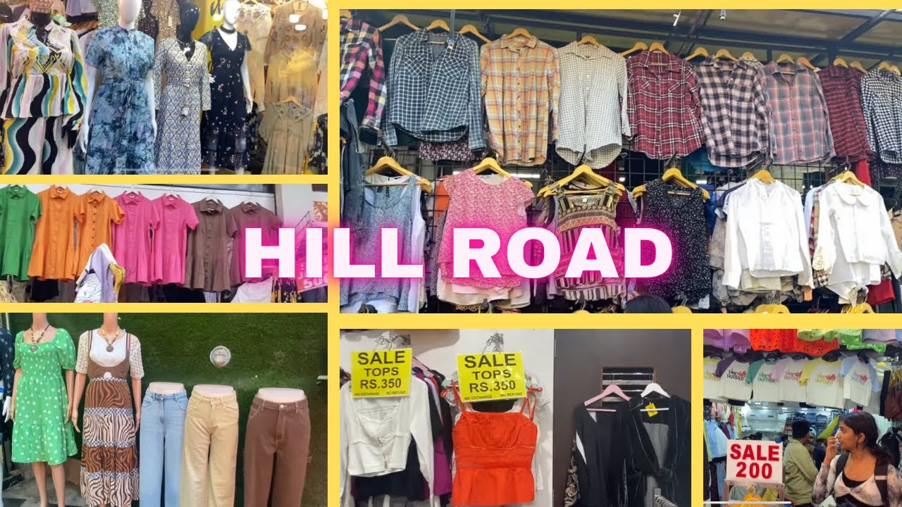 Bandra hill road shopping - YouTube