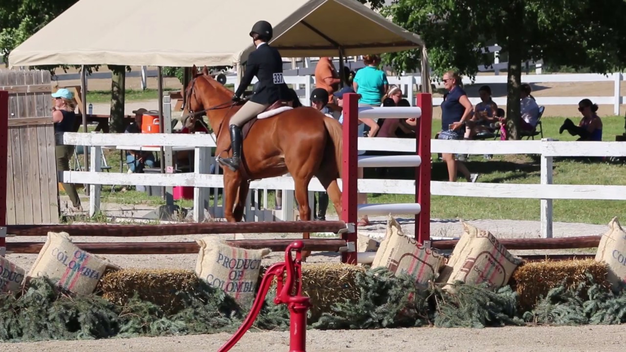 2017 Cross Winds Farm NIHJA Hunter Derby! All Rider Montage - YouTube