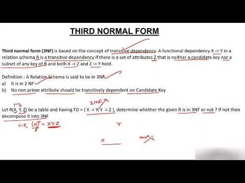 SQL Third Normal Form (3NF) With Example in Hindi | SQL Tutorial - YouTube