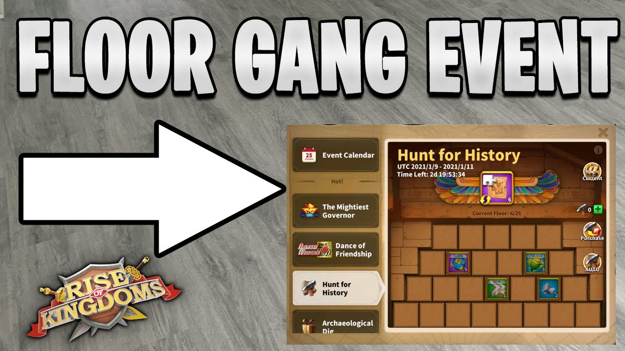 Unbiased Analysis of New Event [ Floor Gang Hunt for History ] | Rise ...
