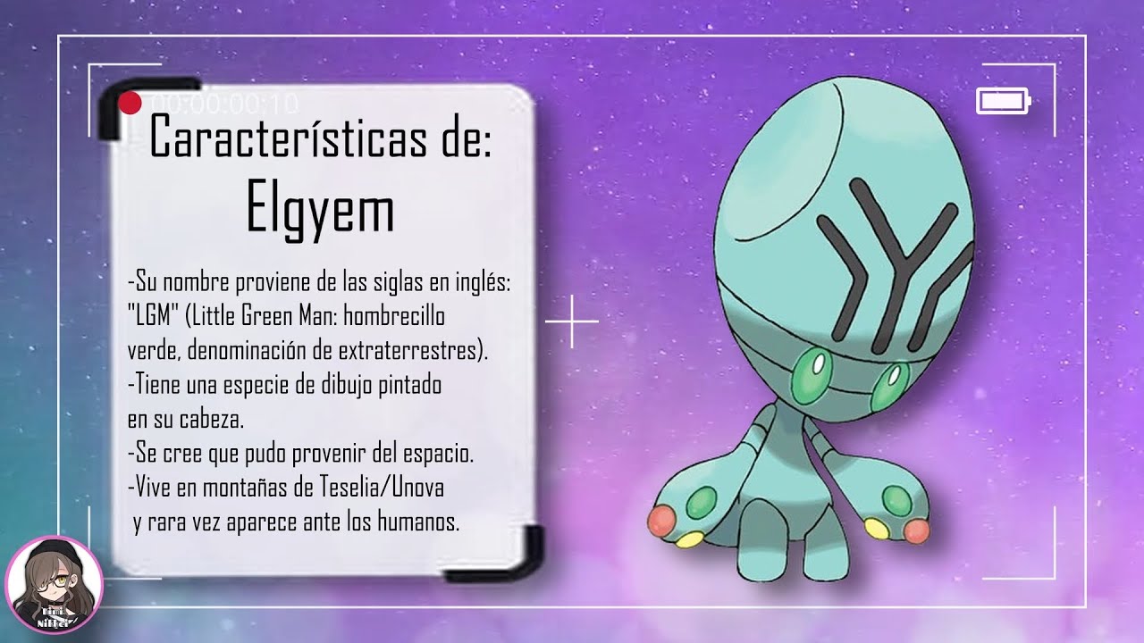 Pokémon del día 13 de enero Elgyem - YouTube