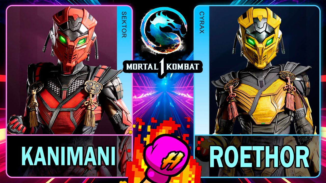 MK1 Kanimani (SEKTOR) VS Roethor (CYRAX)🥊Mortal Kombat 1🥊4K 60ᶠᵖˢ - YouTube