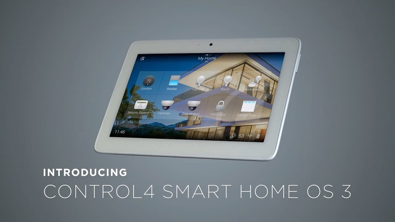 Control4 Smart Home Os3 - YouTube