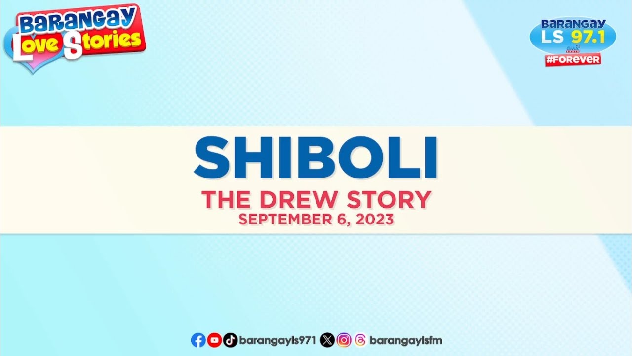 SHIBOLI - DREW | Papa Dudut | Barangay Love Stories - YouTube