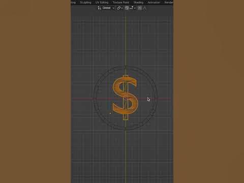 gold coin in blender | tutorial in blender - YouTube