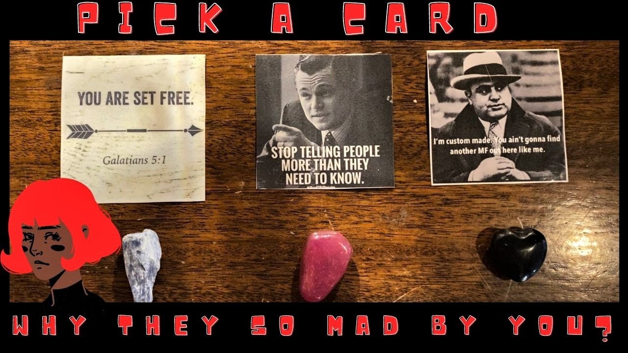 PICK A CARD! 📬 FIND OUT🔎 WHY THEY SO MAD/TRIGGERED BY YOU?! 😡💋🌟 - YouTube