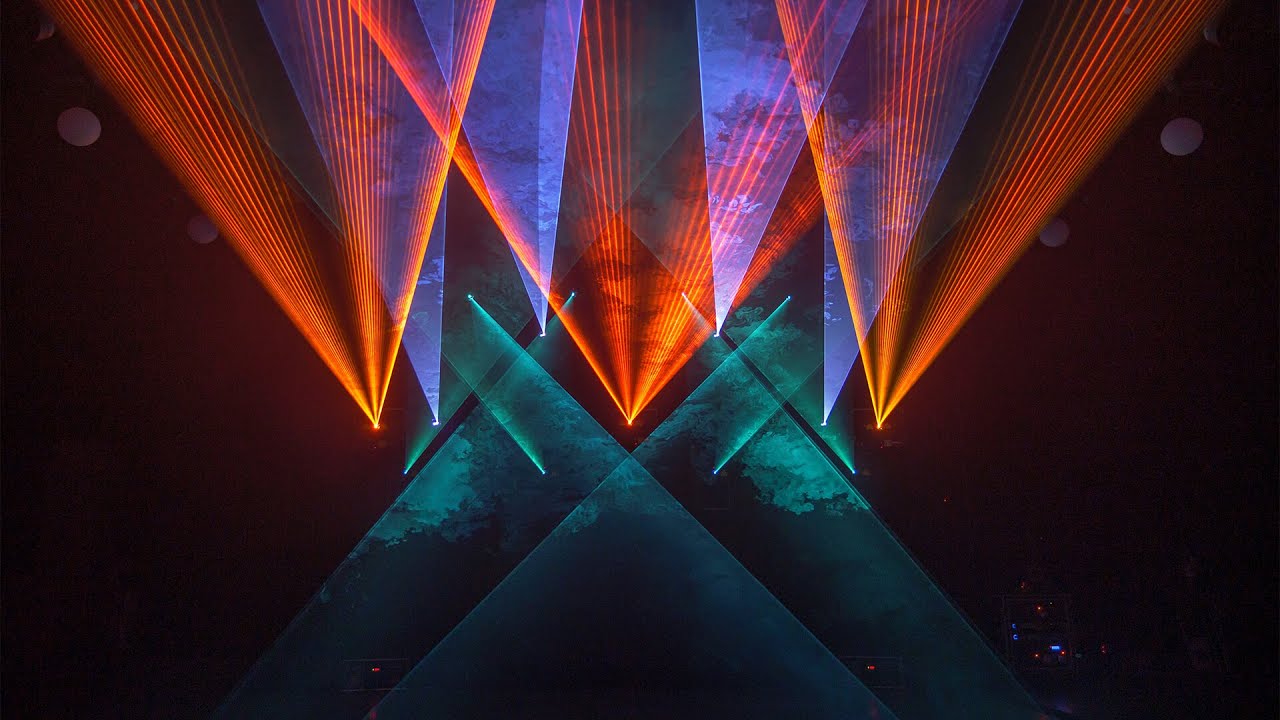 "The Captains Dance" | Multi-projector Laser Show - YouTube