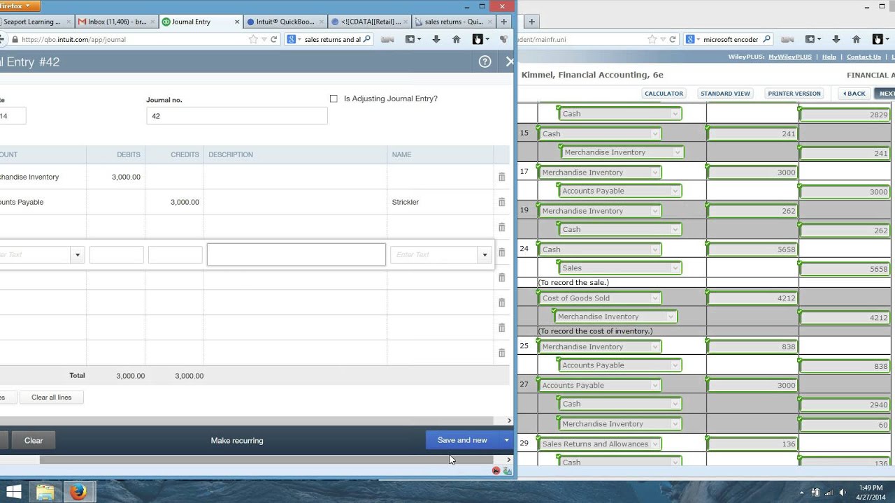 ACCT 101 QuickBooks Assignment - YouTube