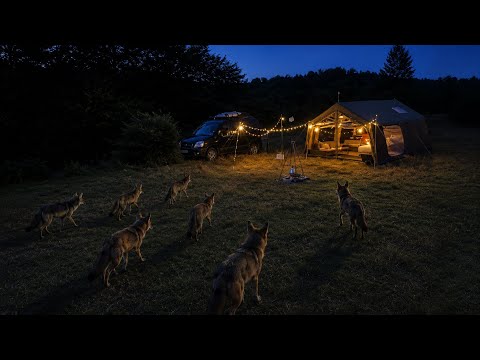 KAMPIN ETRAFINI ÇAKALLAR SARDI !