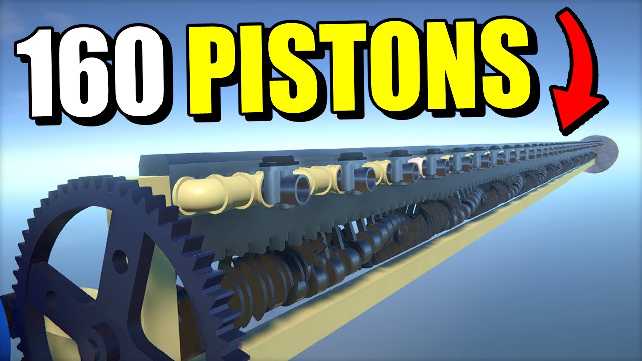I Built a Piston Engine with 160 Cylinders... - YouTube