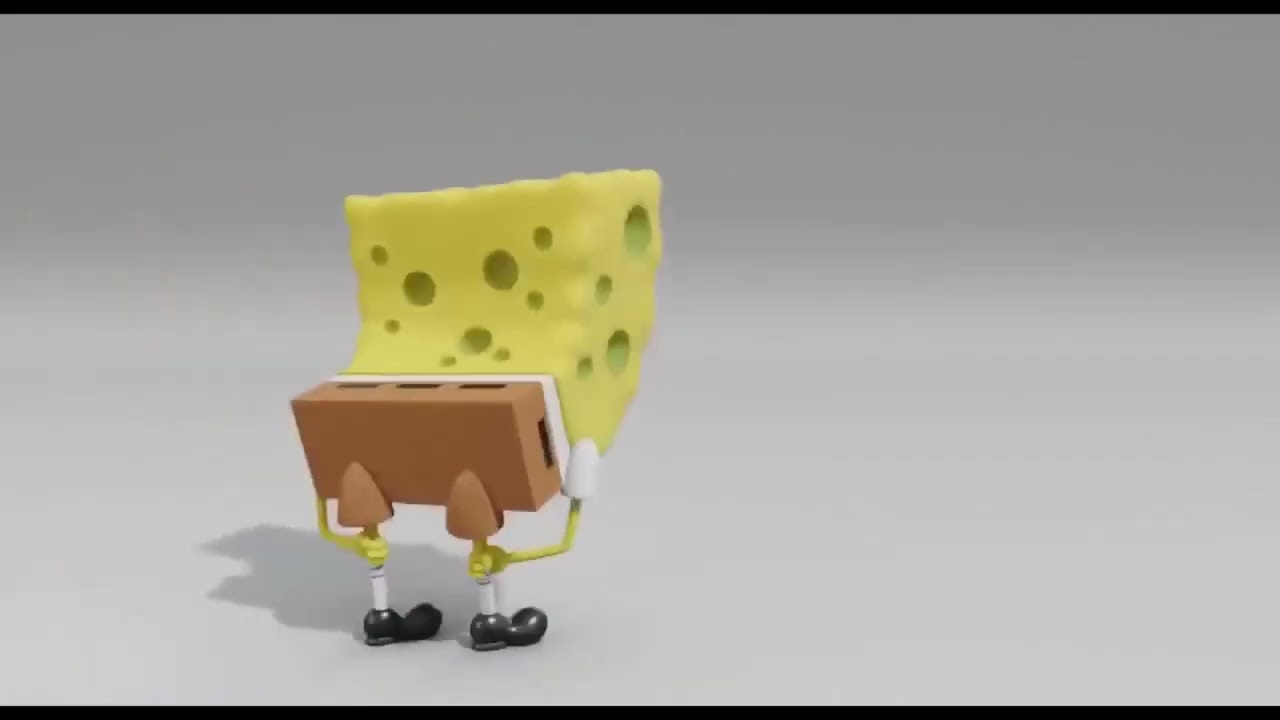 spongebob dancing to heat waves - YouTube