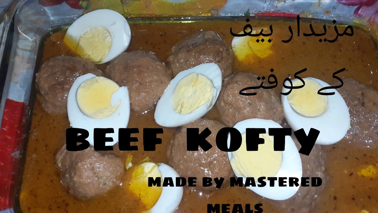 kofty||Beef kofty recipe by mastered meals - YouTube