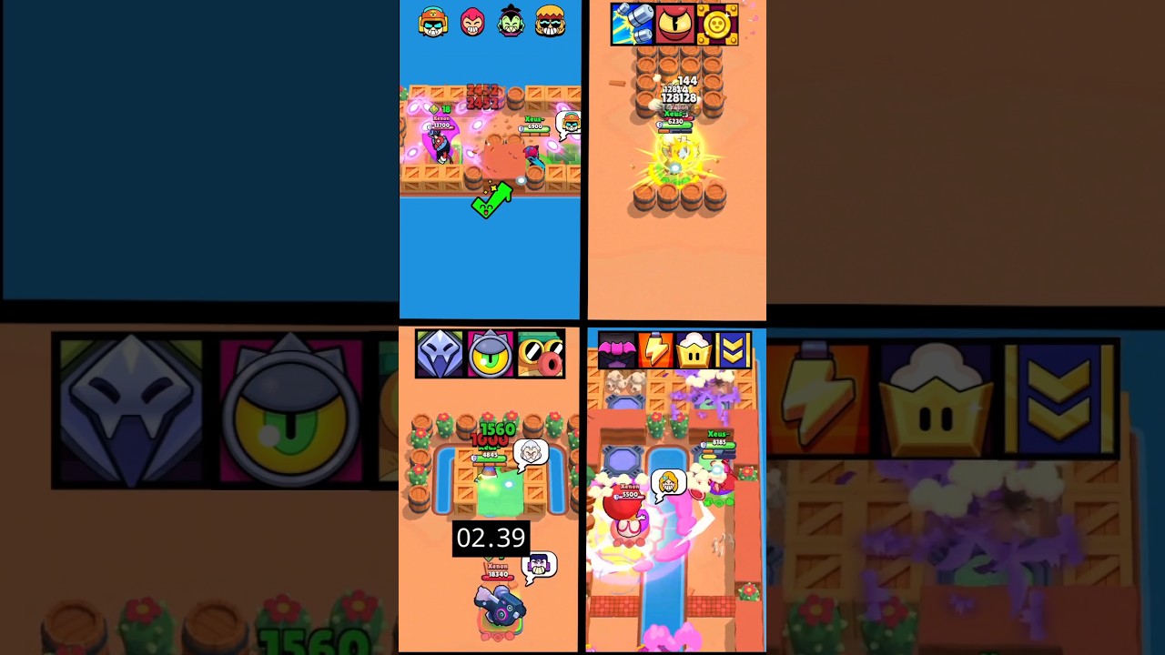 4 Brawl stars Challanges In 1 Frame 😱🔥 #brawlstarschallenge #short ...